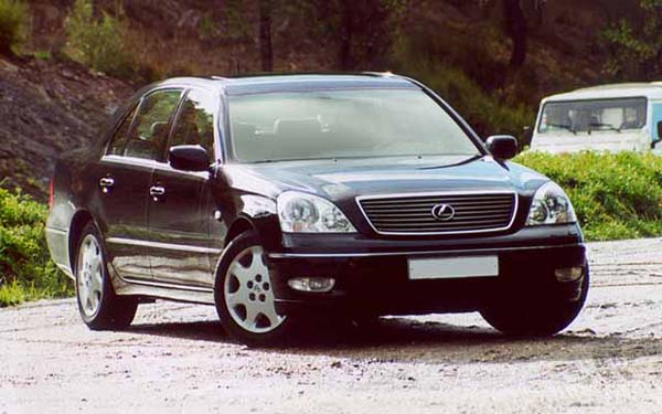 Характеристики Lexus LS 430 (2000-2005): Размеры Lexus LS